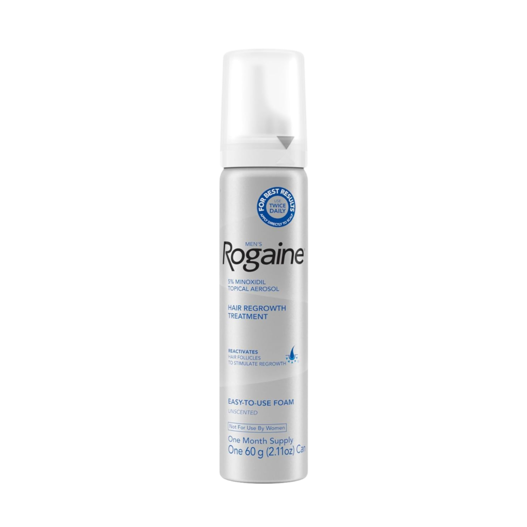 Men’s Rogaine 5% Minoxidil Foam – Proven Hair Regrowth for Men | Buy ...