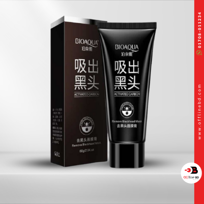 Bioaqua Blackhead Remover Mask – Deep Cleansing Activated Charcoal Mask ...