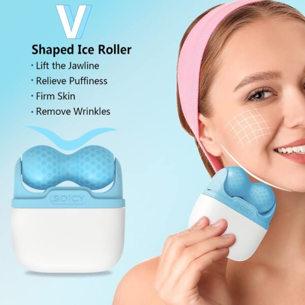 Double Sided Ice Roller for Face & Eyes – Cooling, Puffiness Relief ...