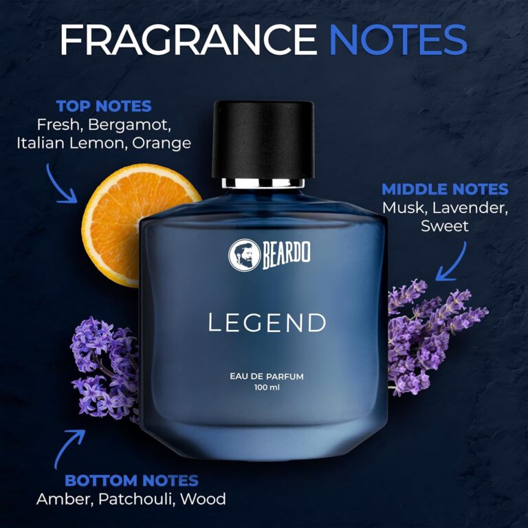 Beardo Legend Perfume for Men EDP | Long-Lasting Fresh Musky Woody ...